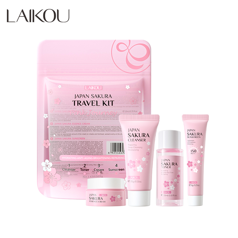 LAIKOU 4pcs Mini Glowing Skincare Set – Laikou Official