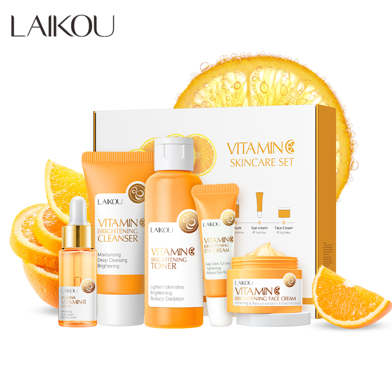LAIKOU Vitamin C Brightening Skin Care Set 5pcs – Laikou Official